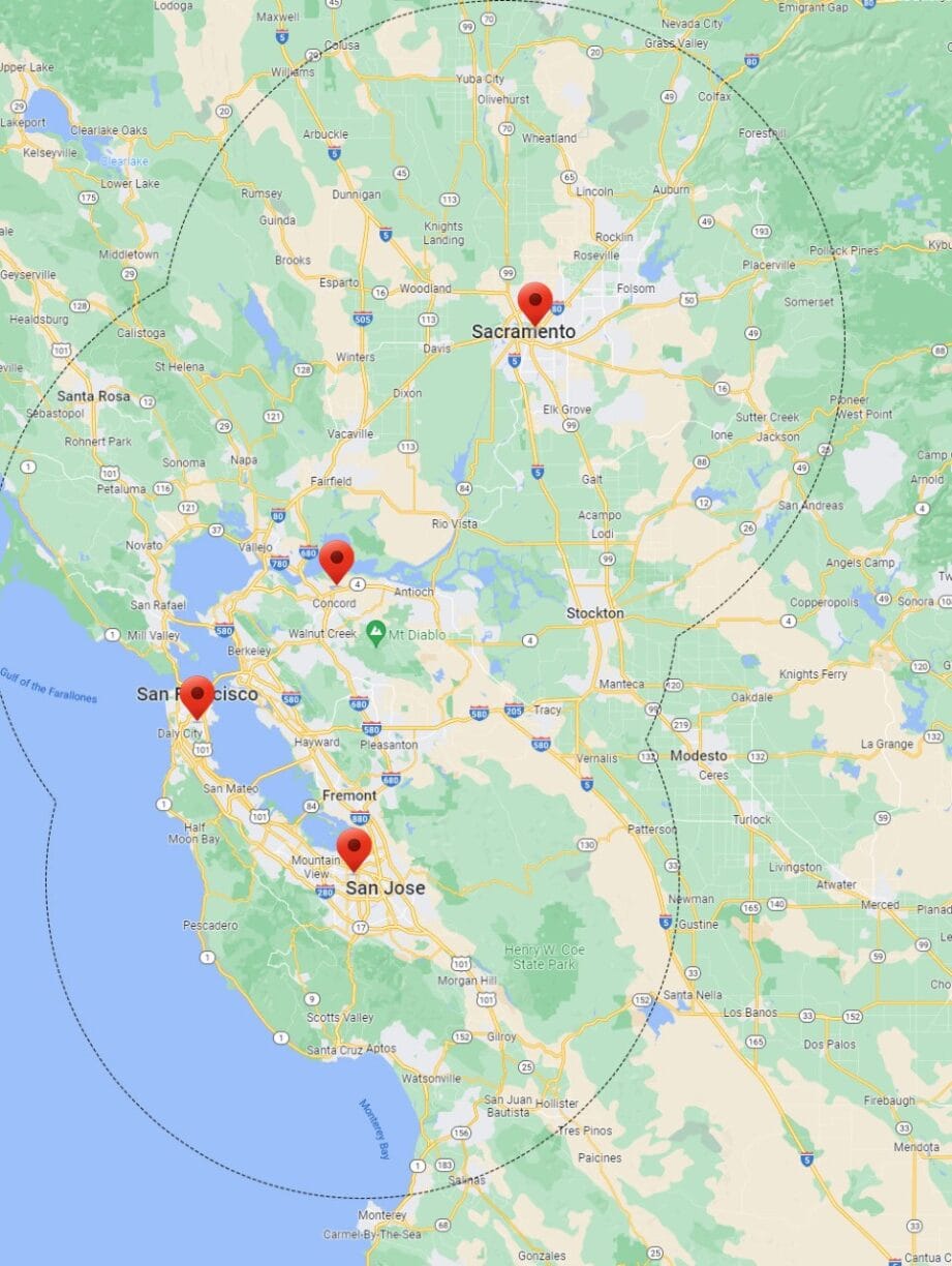 Free Delivery | San Francisco Bay | The Moulding Company