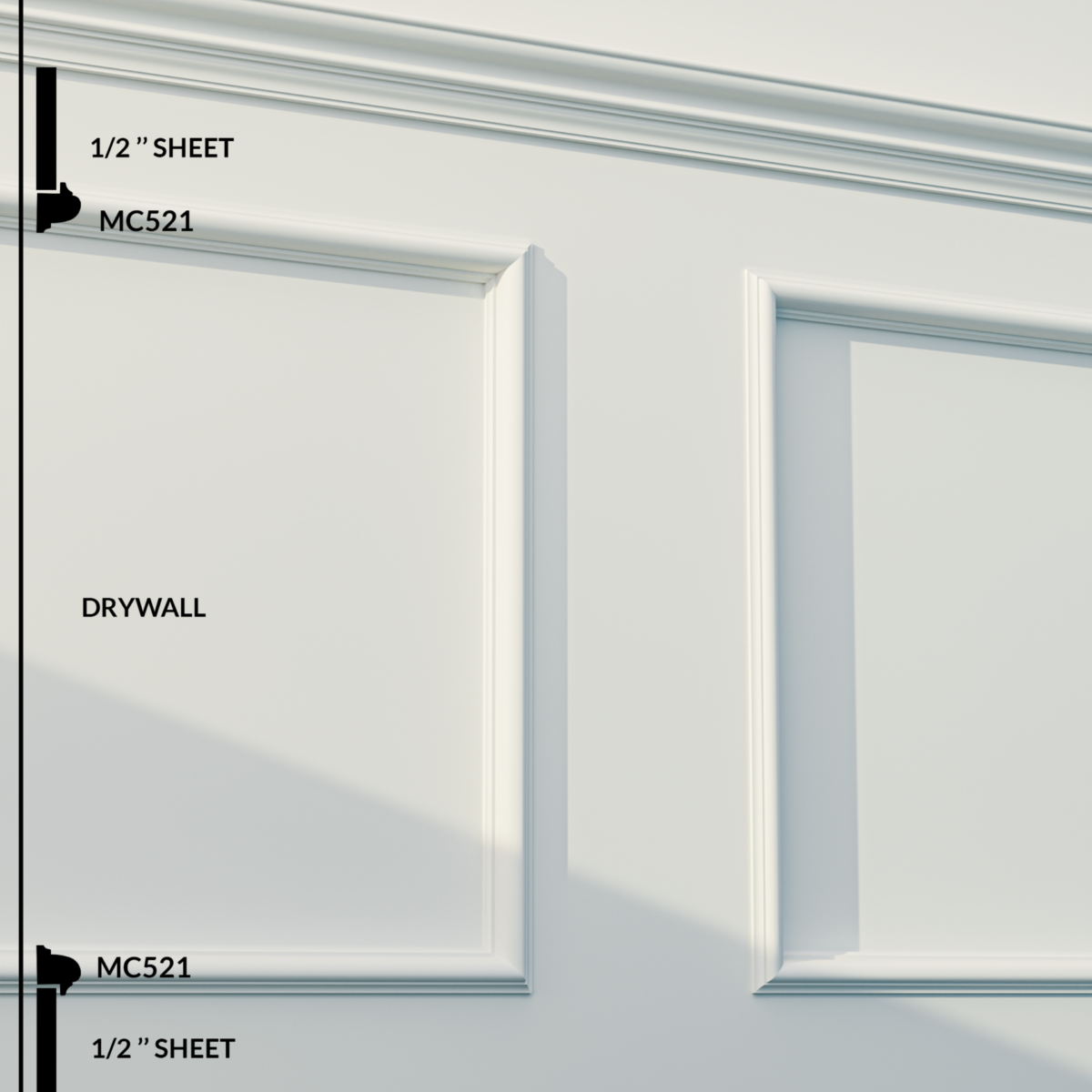 Panel Cap Moulding | San Francisco, CA | The Moulding Company